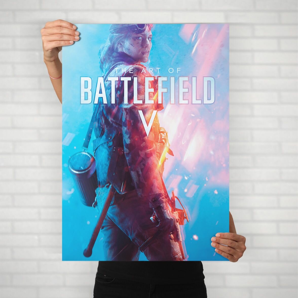 Плакат на стену для интерьера Бателфилд (Battlefield 5 - 2) - Постер по игре формата А2 (42x60 см)