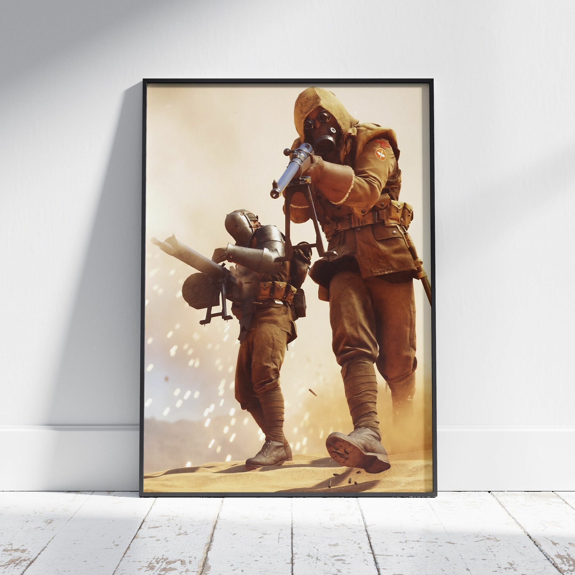 Плакат на стену для интерьера Бателфилд (Battlefield 1 - 13) - Постер по игре формата А3 (30x42 см)