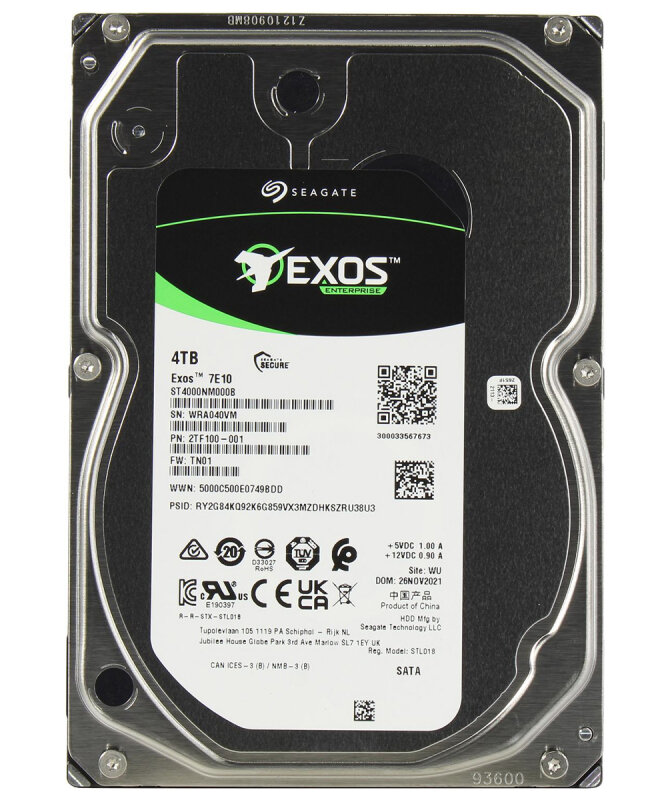 Жесткий диск Seagate ST4000NM000B 4Tb SATAIII 3,5" HDD