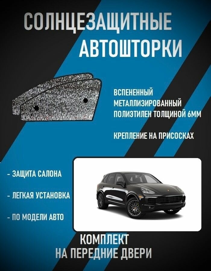 Автошторки на Porsche Cayenne 2 restyle(2014-2018)