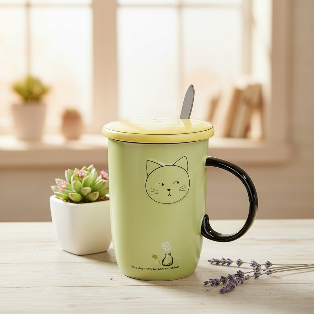 Кружка Кот Позитив MUG-160/3 Art East Россия Керамика