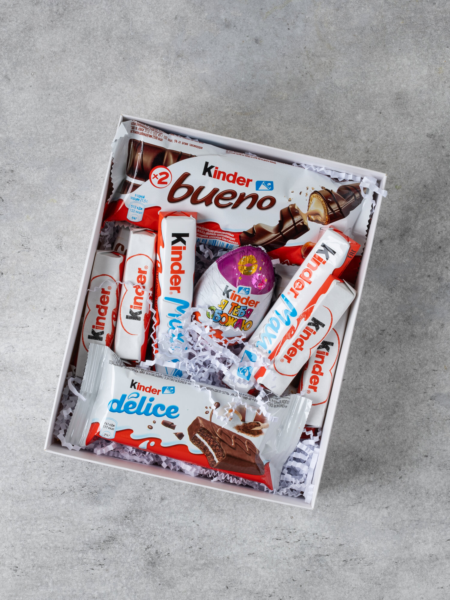 Подарочный набор Kinder Box - это настоящее удовольствие для сладкоежек