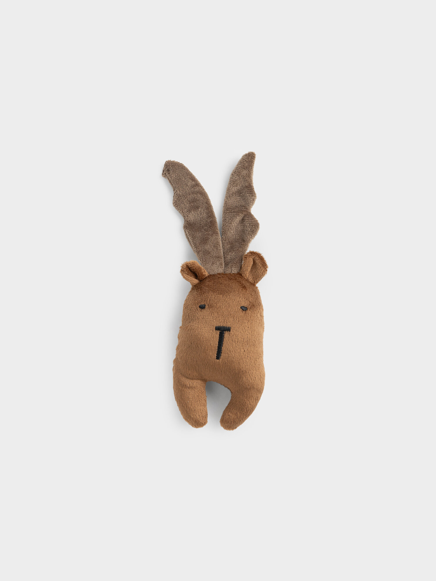 Игрушка для собак, 20 см, с пищалкой, полиэстер, коричневая, Олень, Frisky pet, Kuchenland