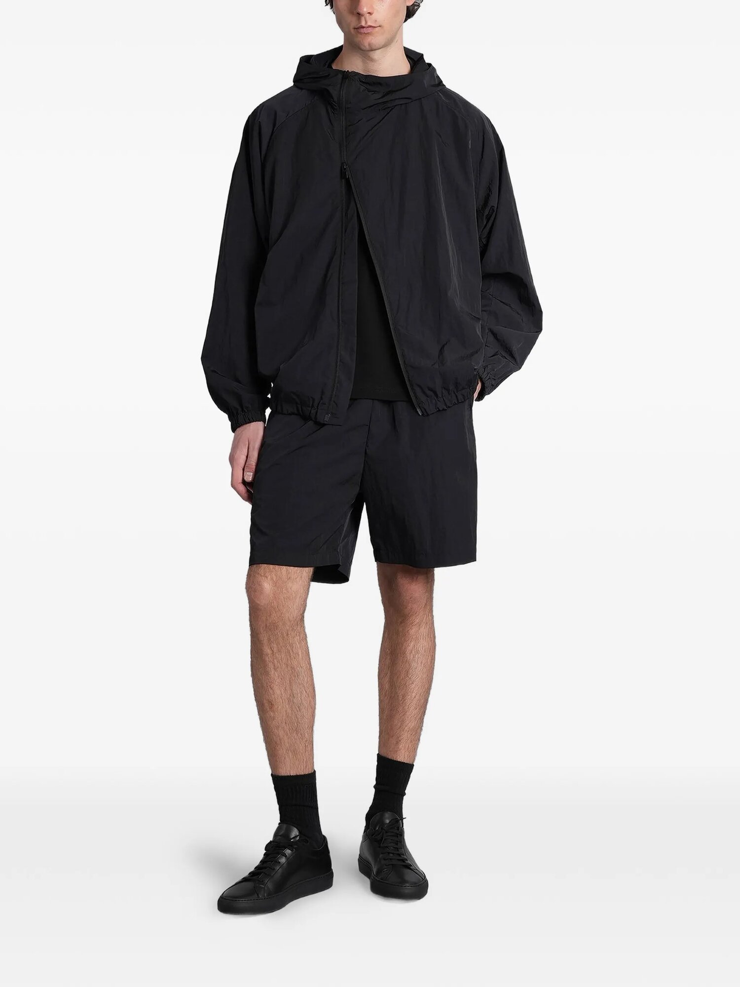 Куртка Attachment Asymmetric-zip hooded jacket, размер 54 — фото 1