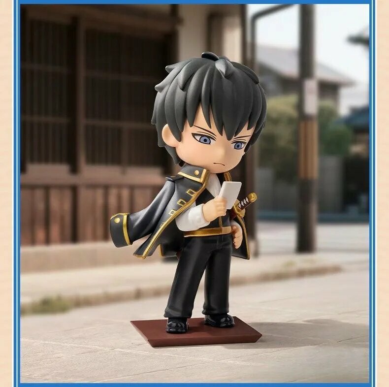 Фигурка аниме Гинтама Тоширо Хиджиката / Gintama Toushirou Hijikata фигурки ; коллекционная статуэтка для рабочего стола, украшение для стола, 1 шт. (Высота 10 см)