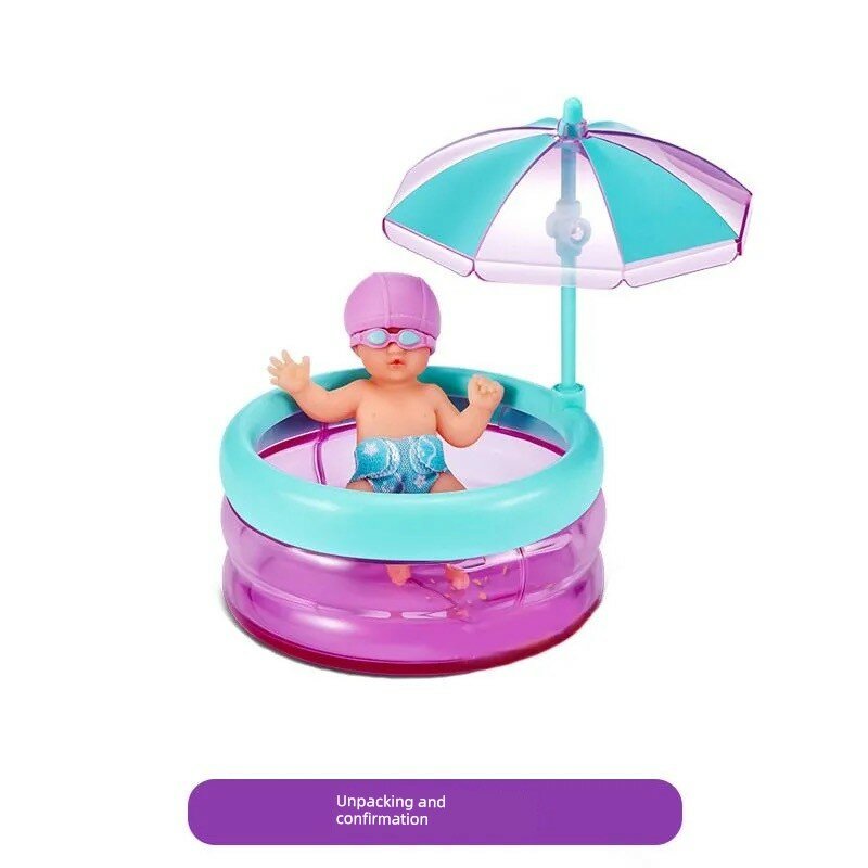 Игрушка-сюрприз ZURU Baby Ball (третье и второе поколения), миниатюрная силиконовая кукла, сценический декор, для