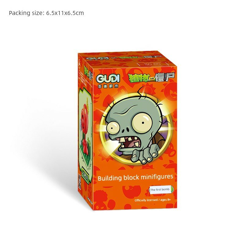 Коллекционная фигурка Goody Plants vs. Zombies: Золотой Огненный Горошинострел, Ледяная Арбузная Фея, Персик (первое