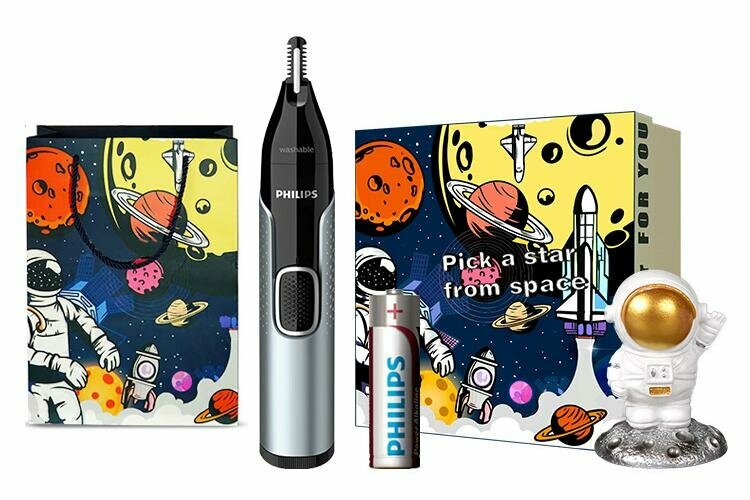 Триммер унисекс PHILIPS Shaver NT5600, полностью водонепроницаемый, двустороннее лезвие
