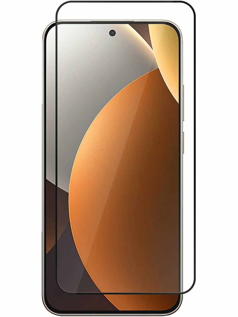 Защитное стекло BoraSCO для Xiaomi REDMI Note 15 Pro 5G с чёрной рамкой