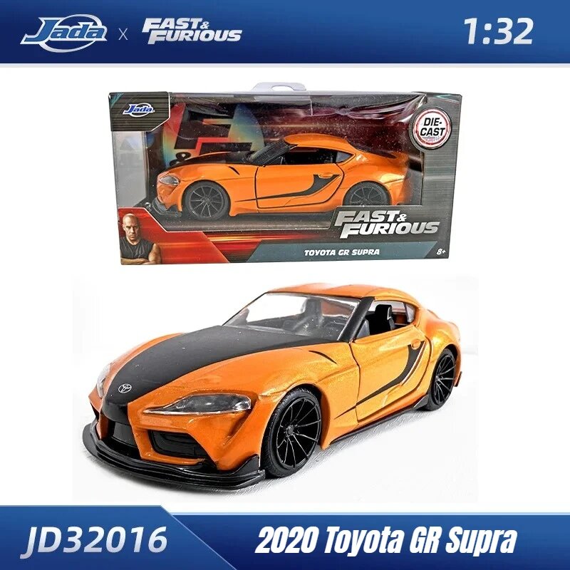 Jada Fast & Furious Toyota GR Supra, 1:32, оранжевый