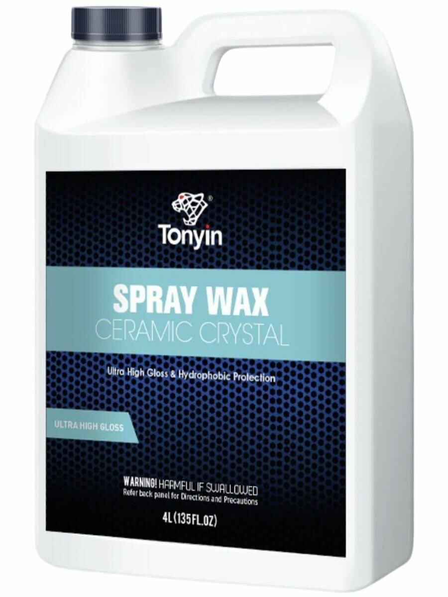 TW02B Керамический воск спрей SPRAY WAX CERAMIC CRYSTAL TONYIN, 4 л.