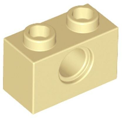 Деталь Lego 3700 Technic, Brick 1 x 2 with Hole