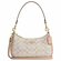 Сумка Coach, фактура тиснение, розовый,