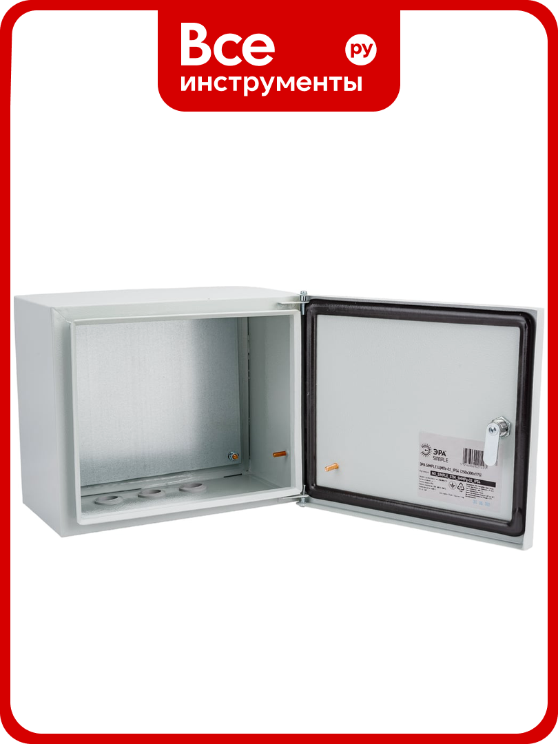 Щит с монтажной панелью ЭРА SIMPLE ЩМПг-02 IP54, 250х300х175, Б0041665