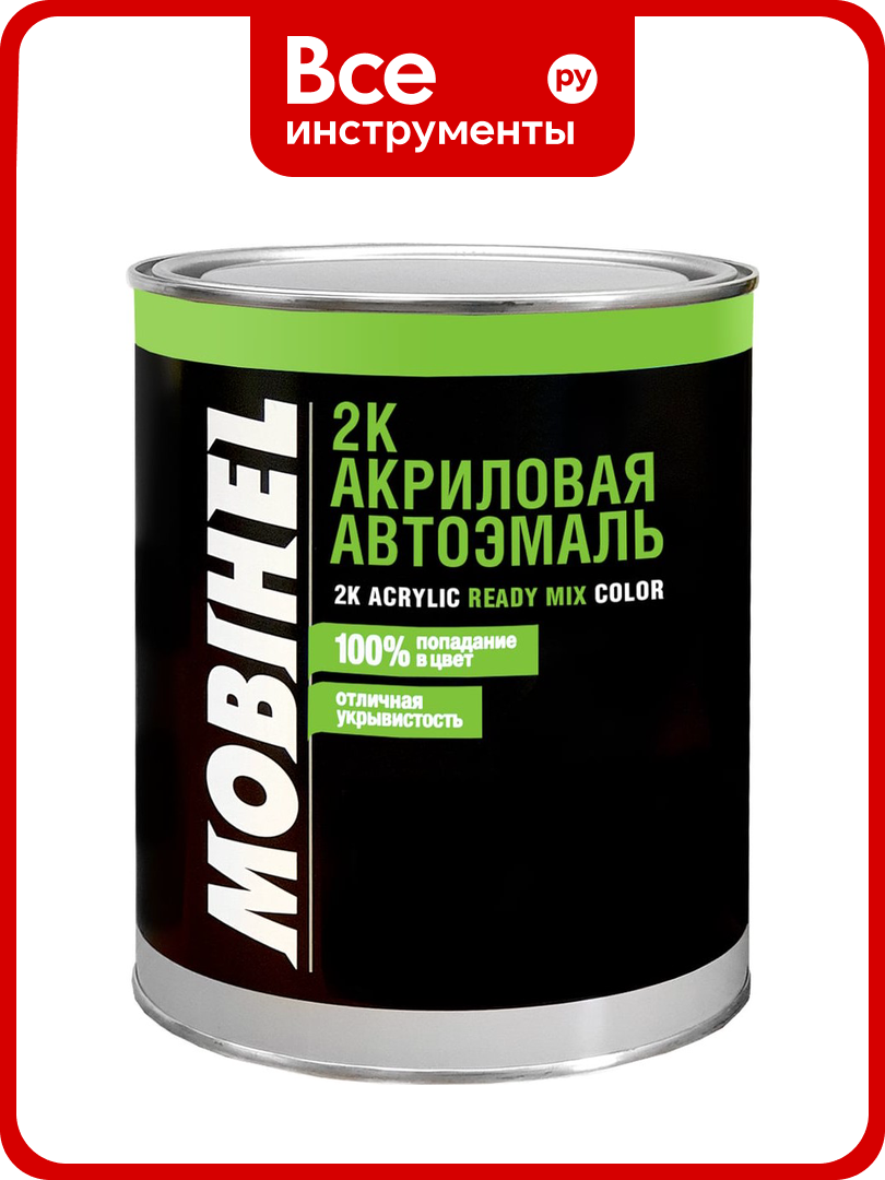Акриловая автоэмаль MOBIHEL 2К TOYOTA 040 белая, 0.75 л 47016702