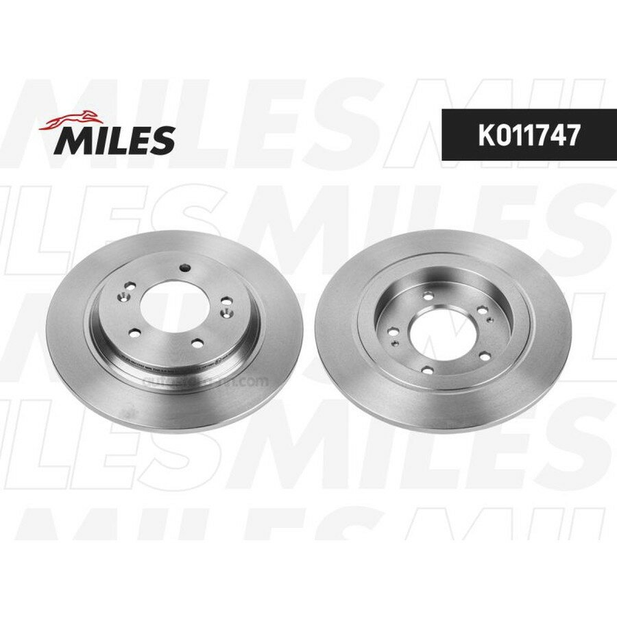 MILES K011747 Диск тормозной HYUNDAI CRETA 4WD 21-/KIA OPTIMA 12- зад. D 284мм.