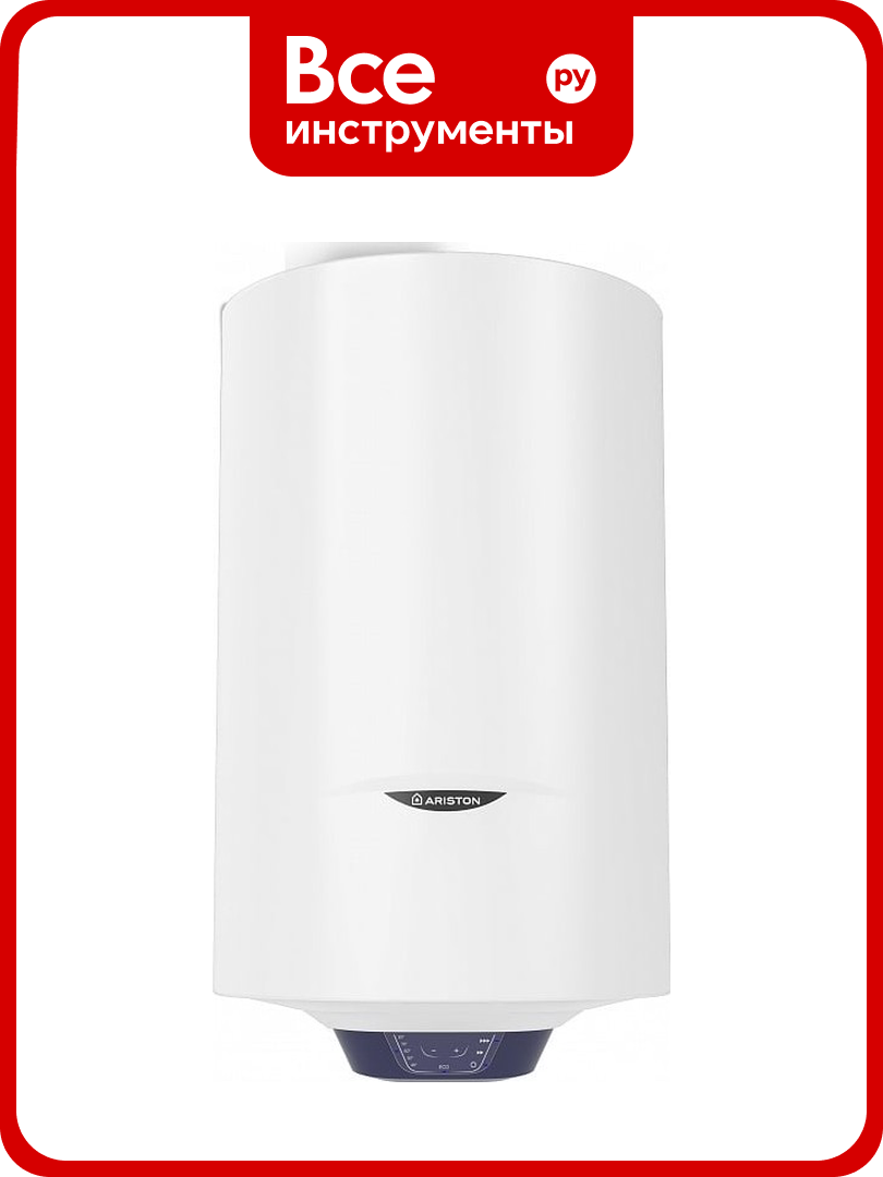 Электрический накопительный водонагреватель Ariston BLU1 ECO ABS PW с нержавеющим баком, электронное управление