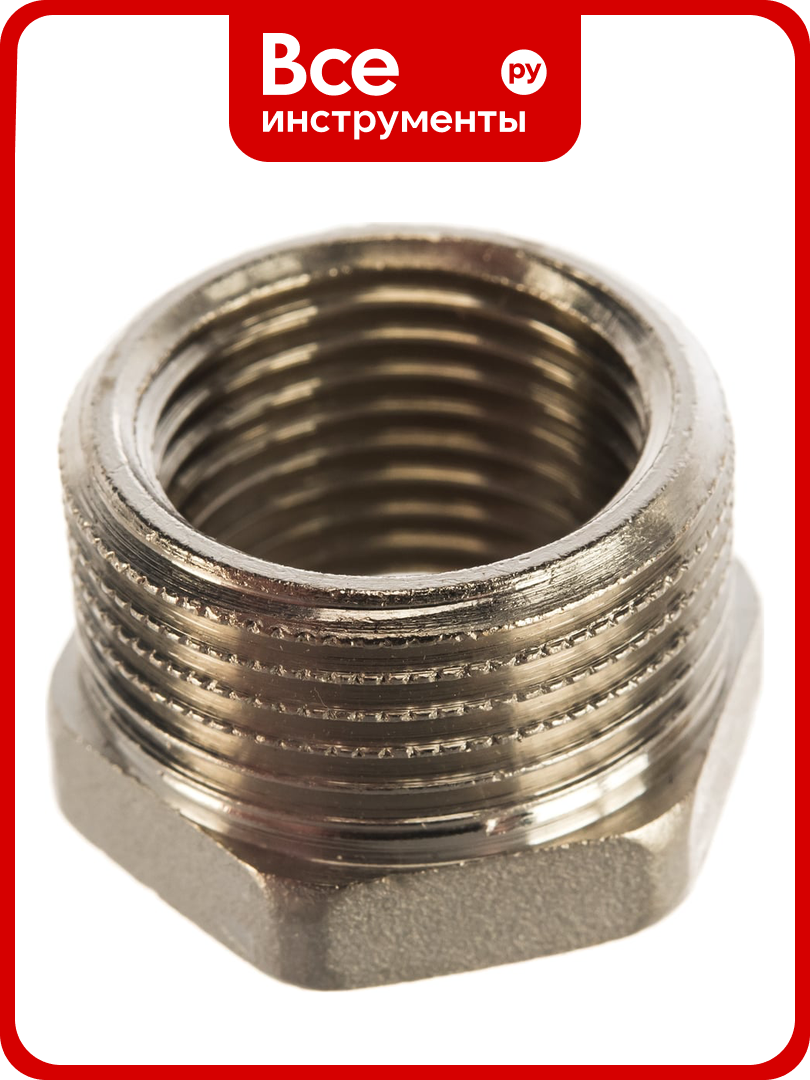 Никелированная футорка STOUT 3/4х1/2 SFT-0029-003412 RG008Q0RUHVPEE