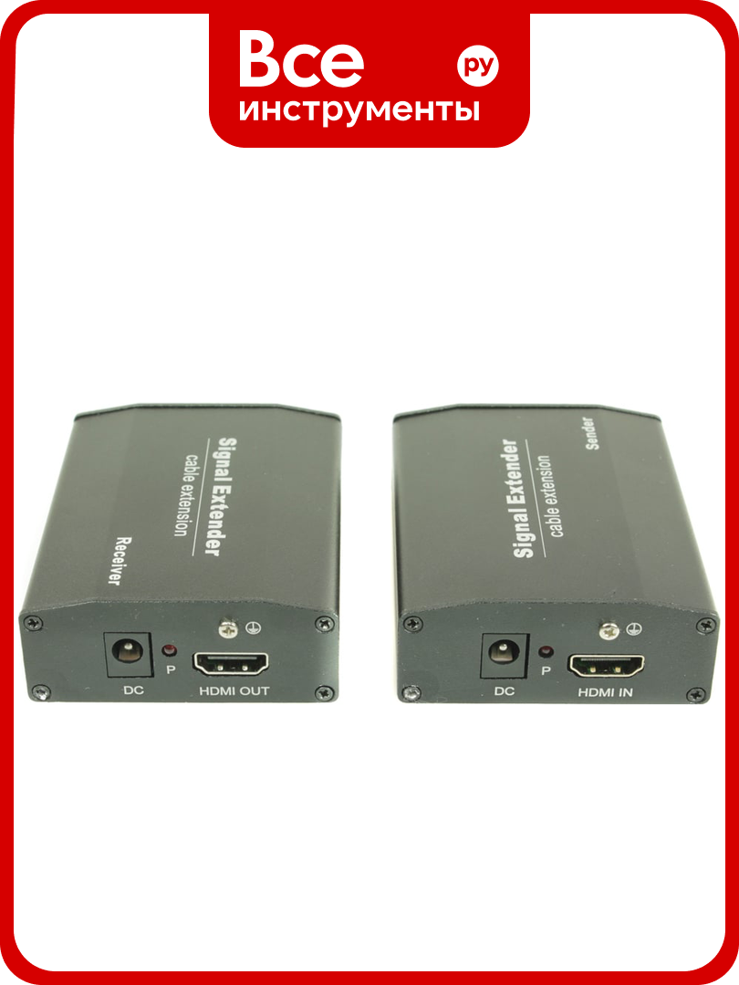 Комплект передачи сигнала HDMI OSNOVO TLN-Hi3+RLN-Hi3 по Ethernet sct1505, активный приемопередатчик, видеонаблюдение