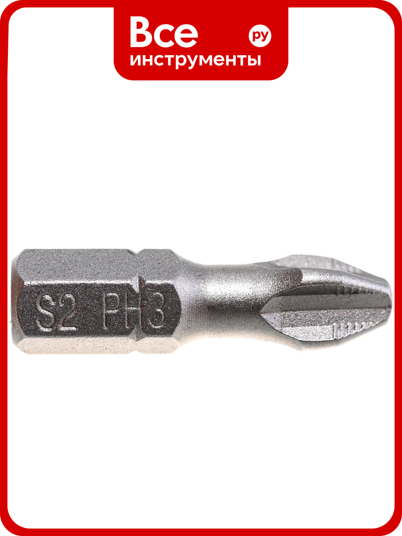 Бита (2 шт; PH3; 25 мм; 1/4) Quadro Torsion 410325-2