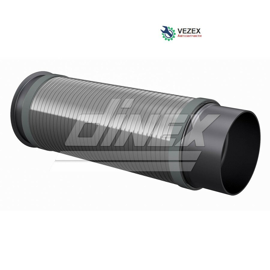 DINEX 4IA008 гофра глушителя !(нерж) E-line (упрощ. версия) D=127 L=364 с фланцами\ MAN TGX/TGS