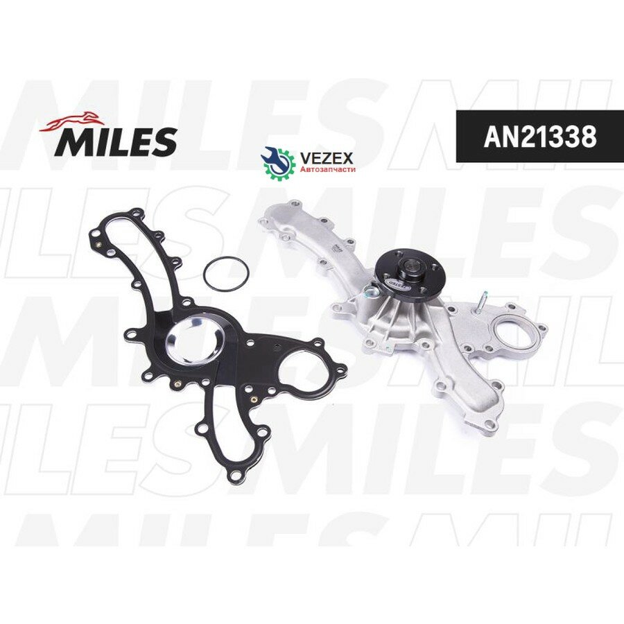 MILES AN21338 Насос водяной TOYOTA RAV4/CAMRY 06- AN21338