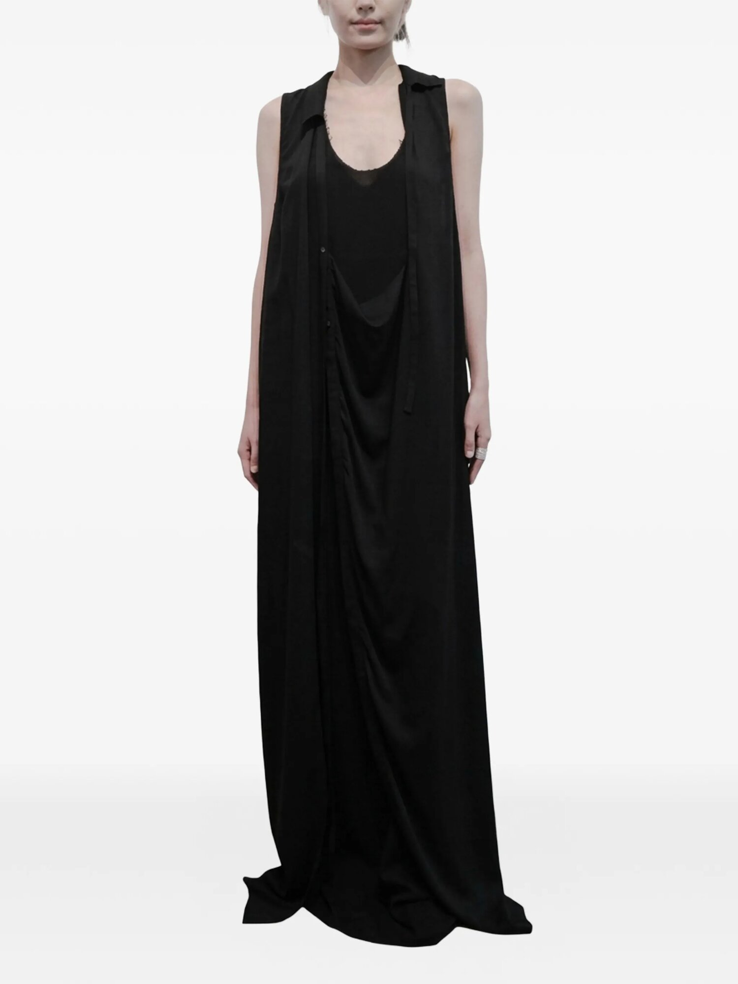 Платье Theron draped sleeveless maxi dress