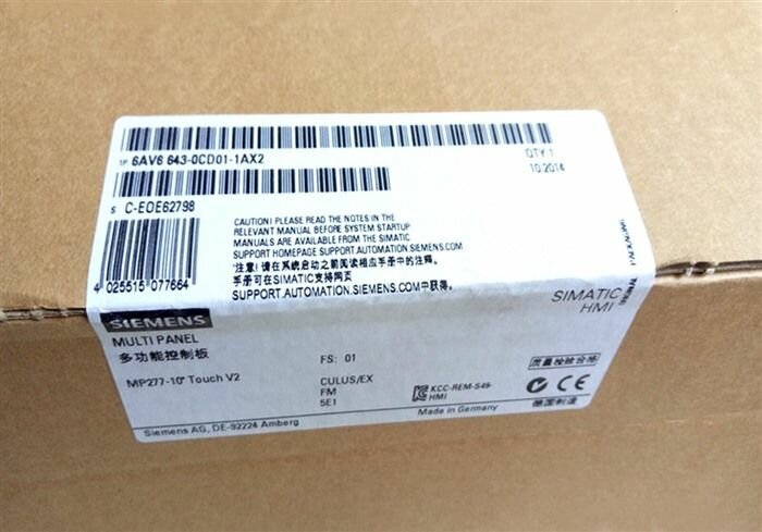 Модуль SIEMENS MP277 10" Touch Screen 6AV6 643-0CD01-1AX2 6AV6643-0CD01-1AX2