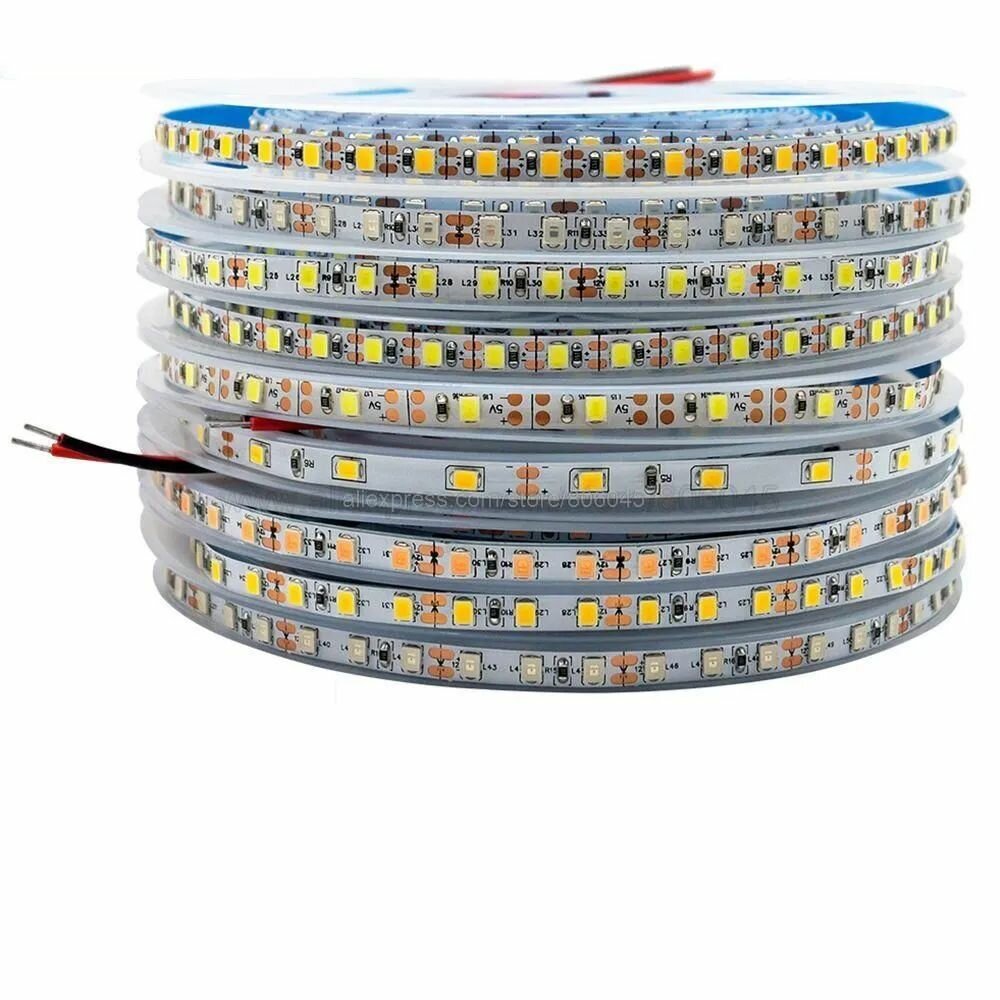 Лента светодиодная (5м) 5050-30L DC12V-IP20 Color: Blue