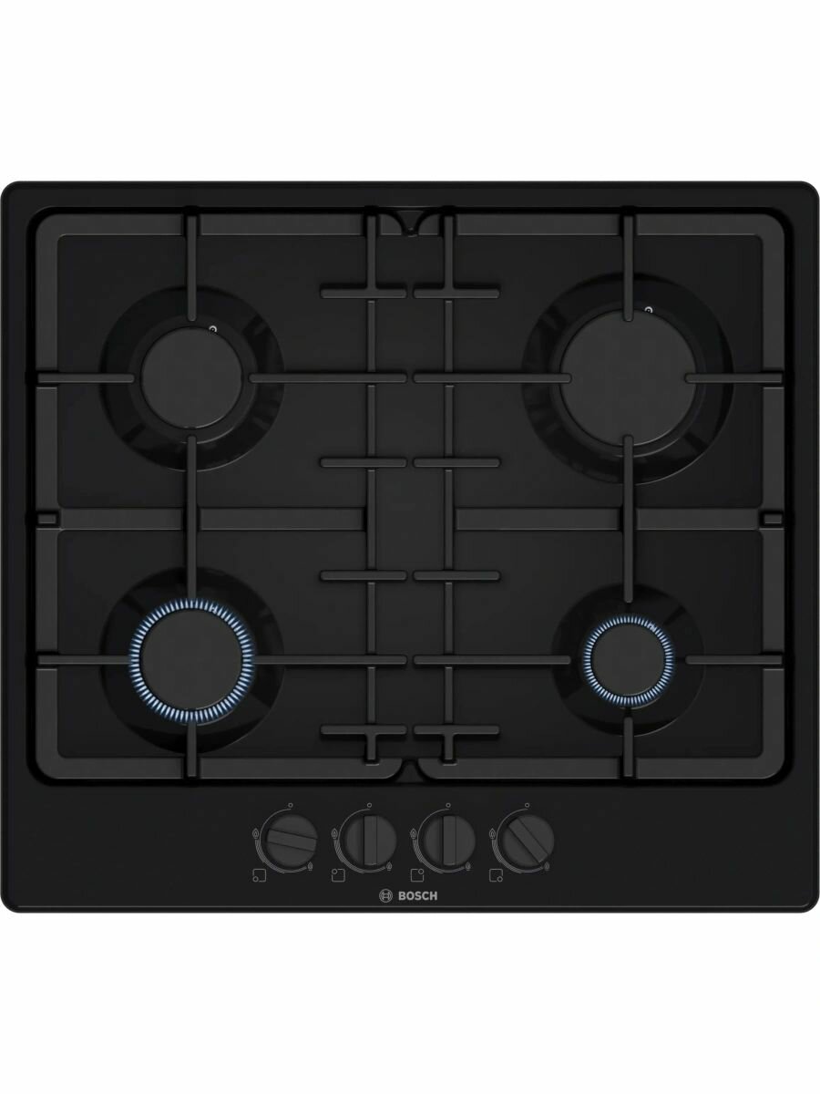Варочная поверхность газовая Bosch PGP6B6K90R черный