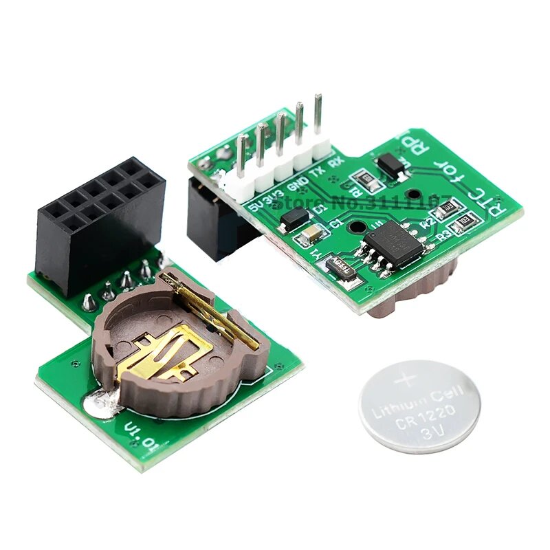 Зелёная плата Rpi RTC DS1307 для Raspberry Pi
