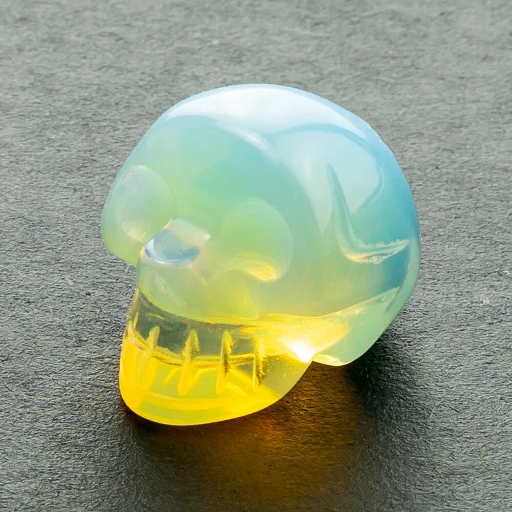 Хрустальный череп, 1inch opal, ручная работа
