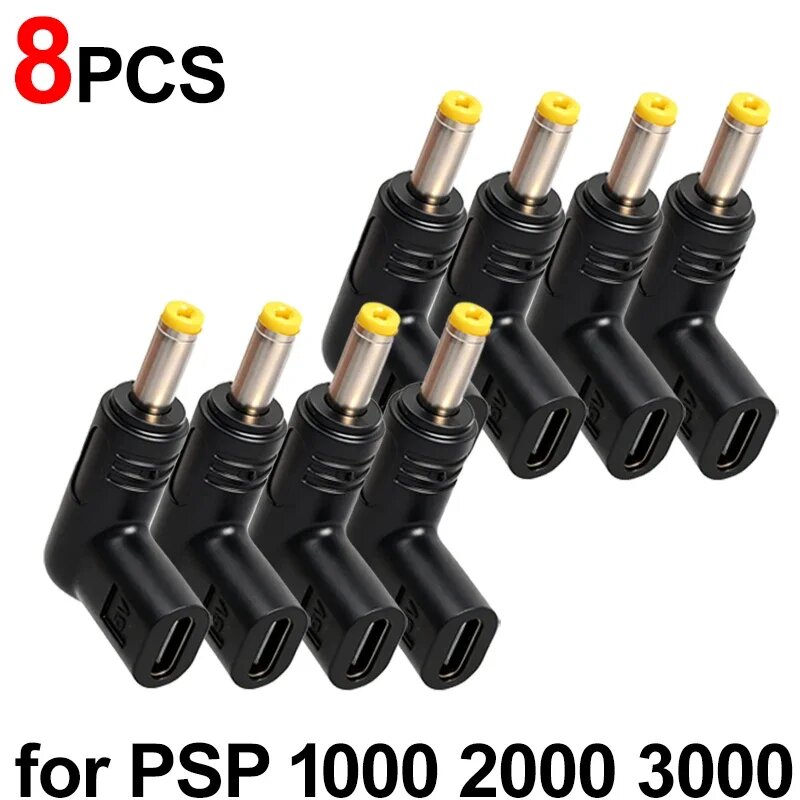 Адаптер питания Type-C 8шт для PSP 1000/2000/3000