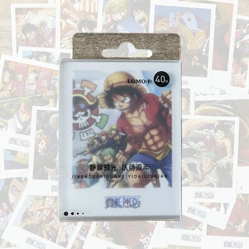 Коллекционная карточка One Piece: Луффи, Ророноа Зоро, Нами — мультяшная, креативная, HD, маленькая, вторичная анимационная, периферийная, подарочная на праздник