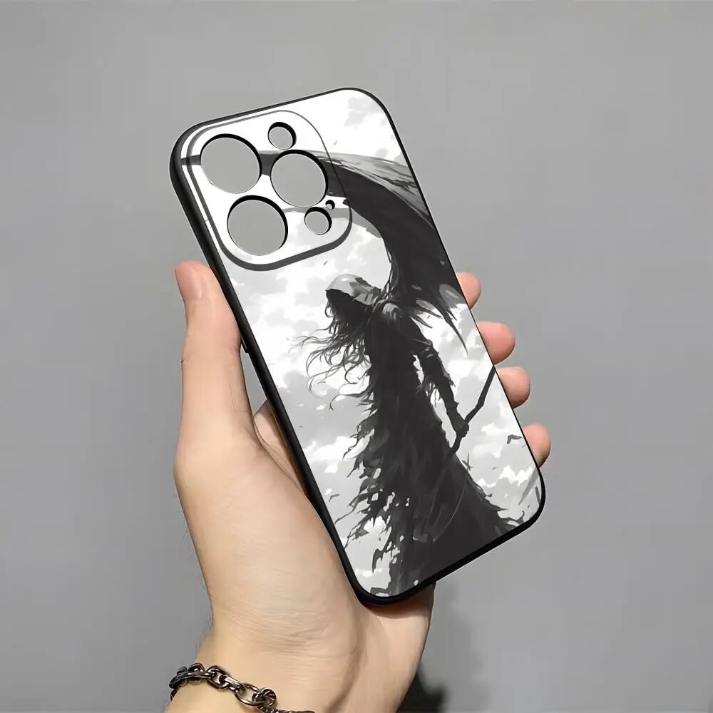 Чехол iPhone 16 Pro "Ангел-демон", Black10