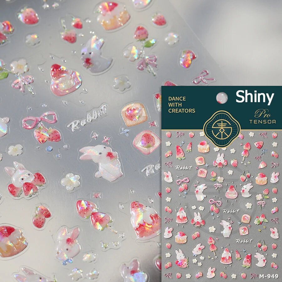 Наклейки на ногти Shiny Rabbit, Цвет: MP9090M949