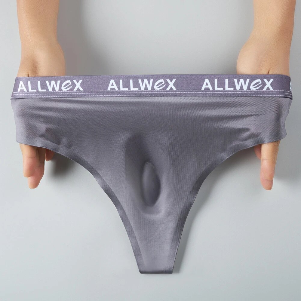 Мужские стринги ALLWEX Серые, XL