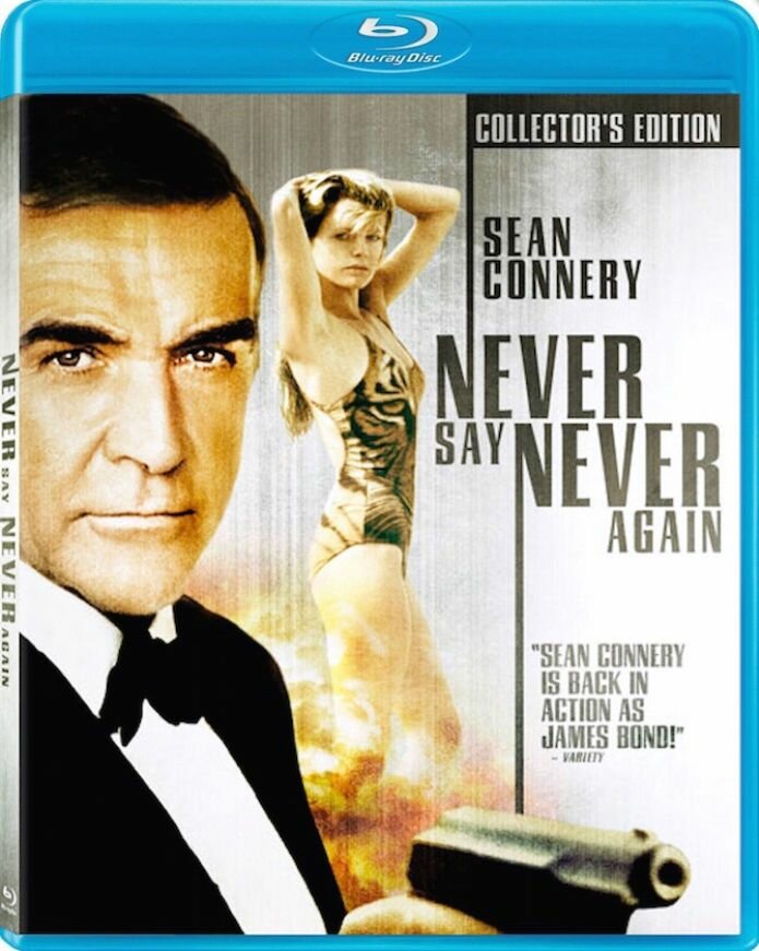 007: Никогда не говори никогда (1983) легендарное возвращение шона коннери (50 Gb) Blu-ray (блю-рей)