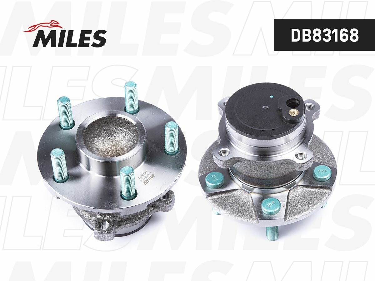 MILES Ступица колеса задняя с подшипником (под датчик ABS) FORD FOCUS II/C-MAX 03- (аналог DB83015) (SKF VKBA3661) DB83168