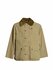 Пальто Barbour Corduroy-collar wax-effect coat, размер 36