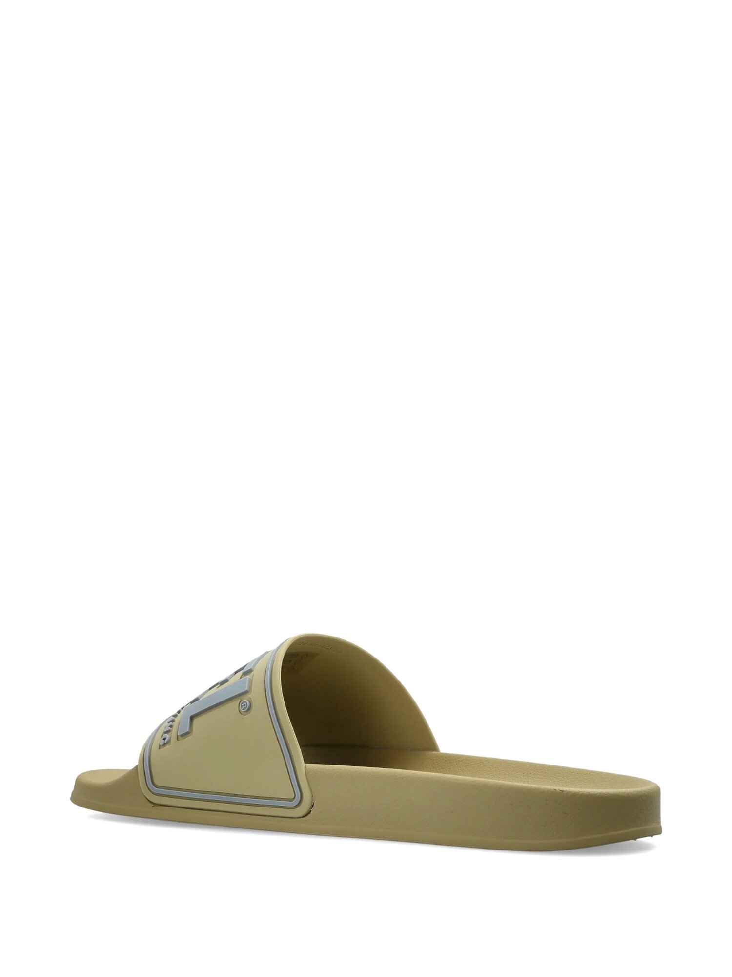 Шлёпанцы DIESEL Sa-Mayemi logo-embossed slides, размер 44 EU, зеленый, — фото 1