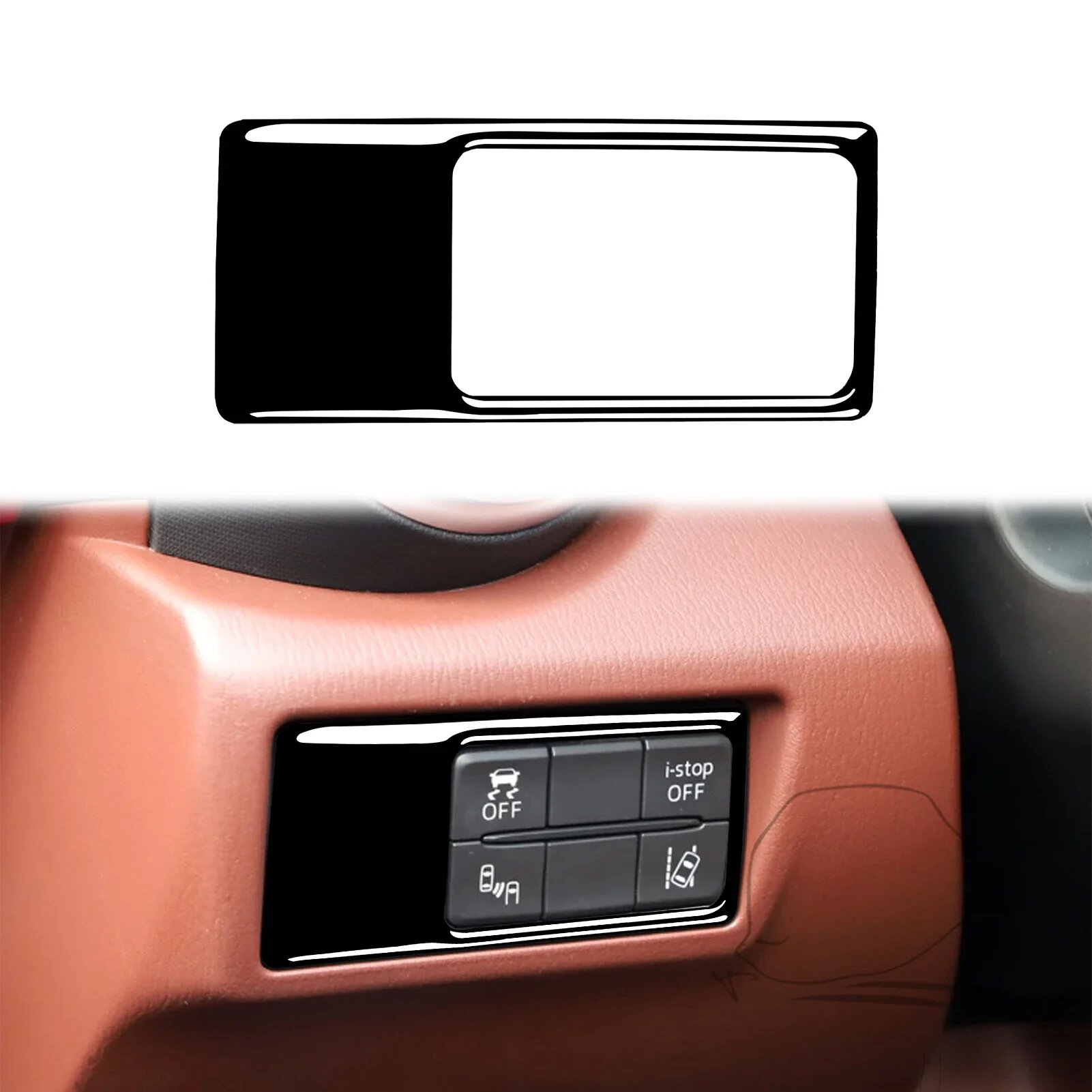 Наклейка на панель Mazda MX-5 MX5 2016-2020 LHD