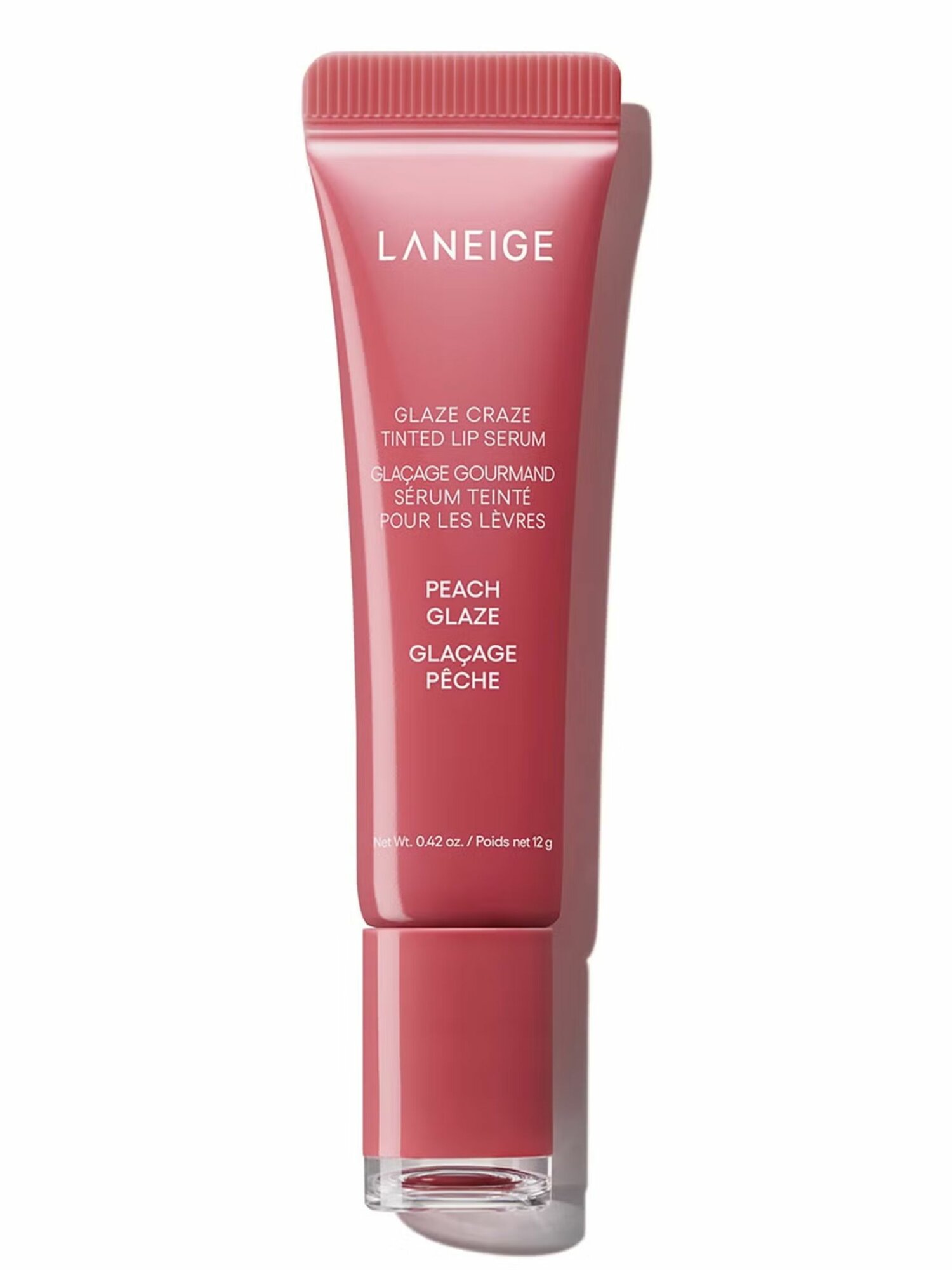 LANEIGE Бальзам-сыворотка для губ Glaze Craze Tinted Lip Serum (Peach Glaze)
