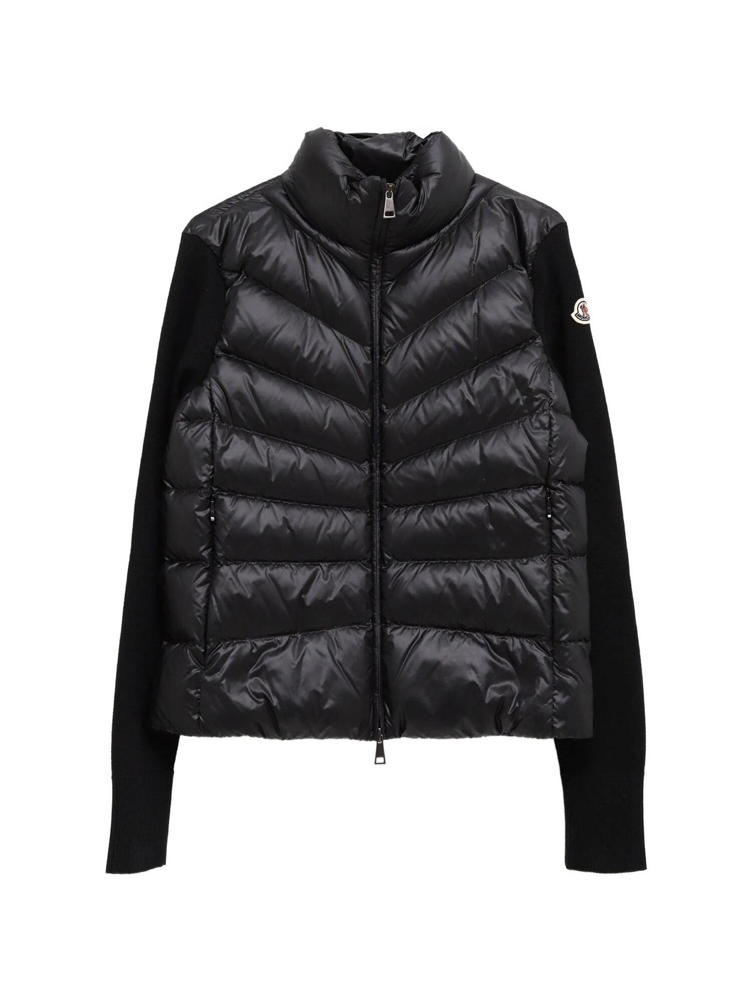 Куртка Quilted knit-sleeve jacket