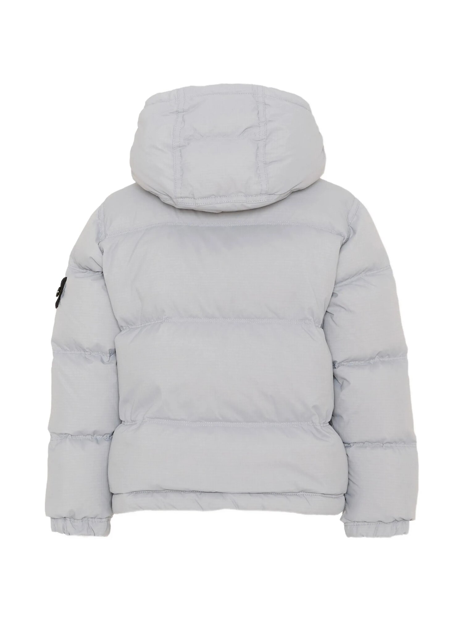 Куртка Stone Island Logo-patch padded jacket, размер 156, серый/синий/голубой — фото 1
