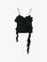 Топ Ruffled spaghetti-strap top