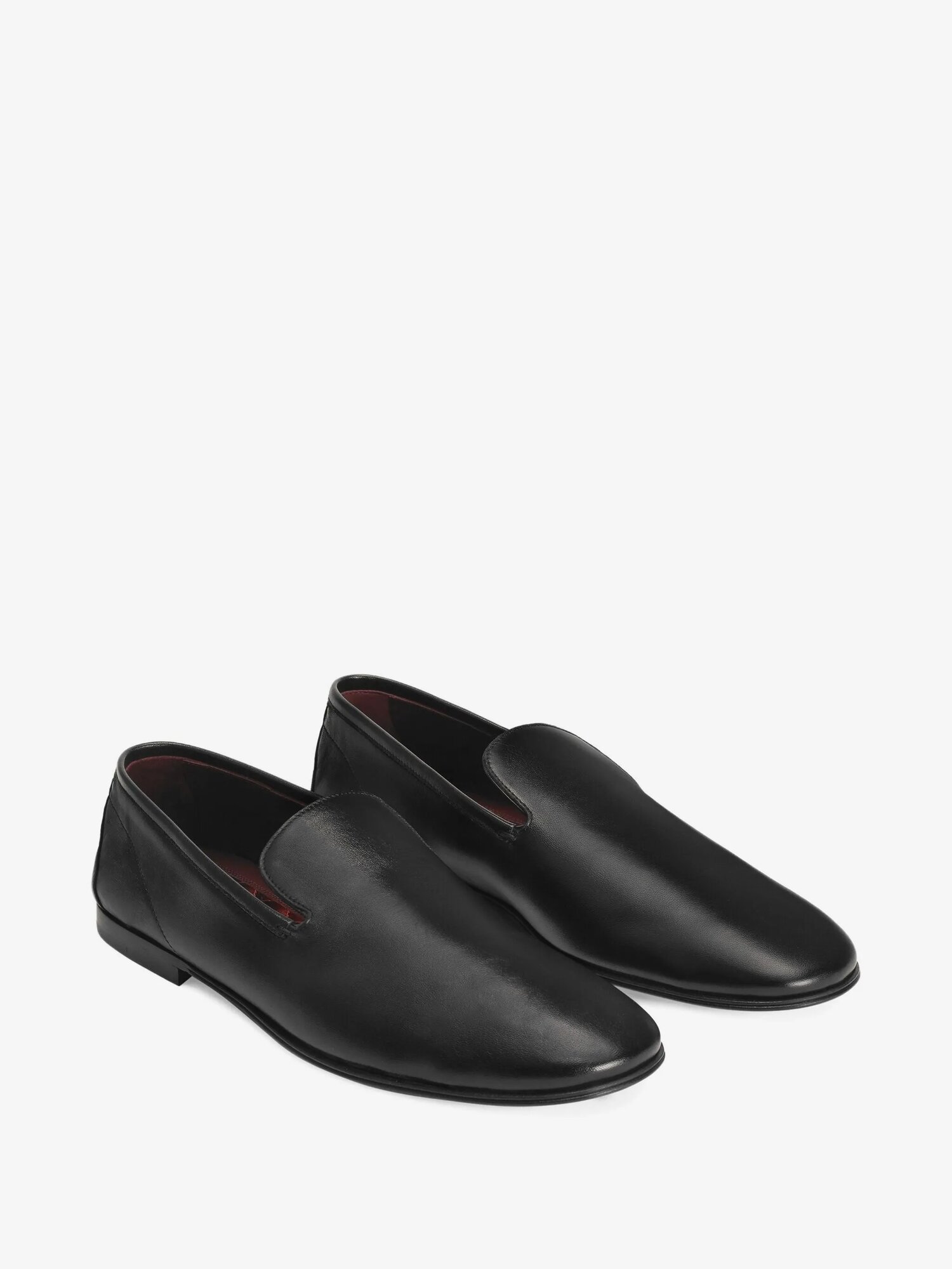 Лоферы DOLCE & GABBANA Slip-on leather loafers, размер 40 EU — фото 1