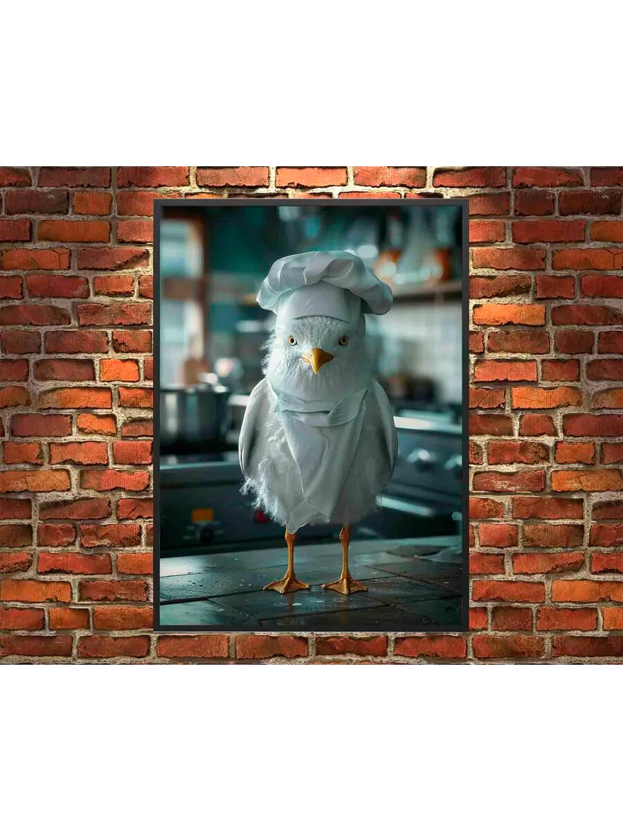 Приготовление птицы из чайки 4, Плакат 30x42см