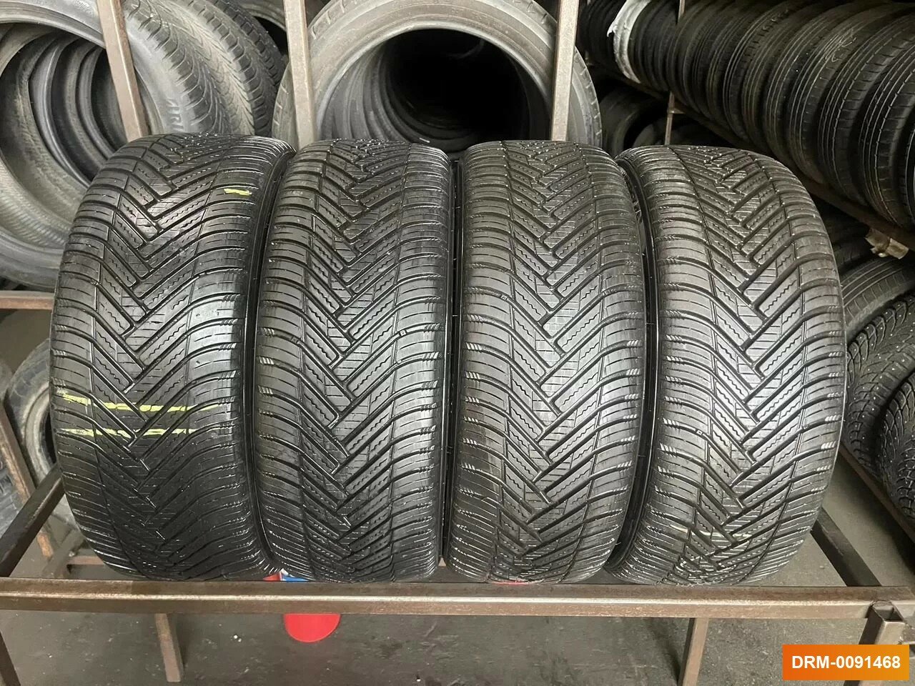Комплект (4 шт) летних БУ шин Hankook Kinergy 4S2 H750 195/45 R16 25% износ 8188077733