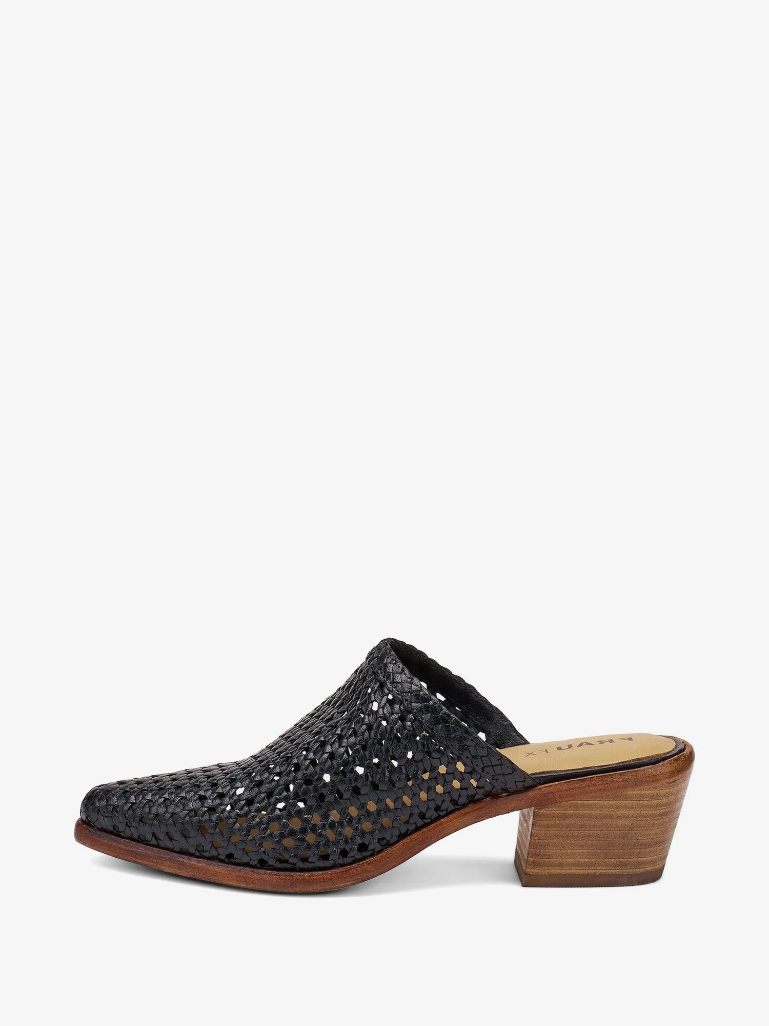 Мюли Hand-woven leather mules